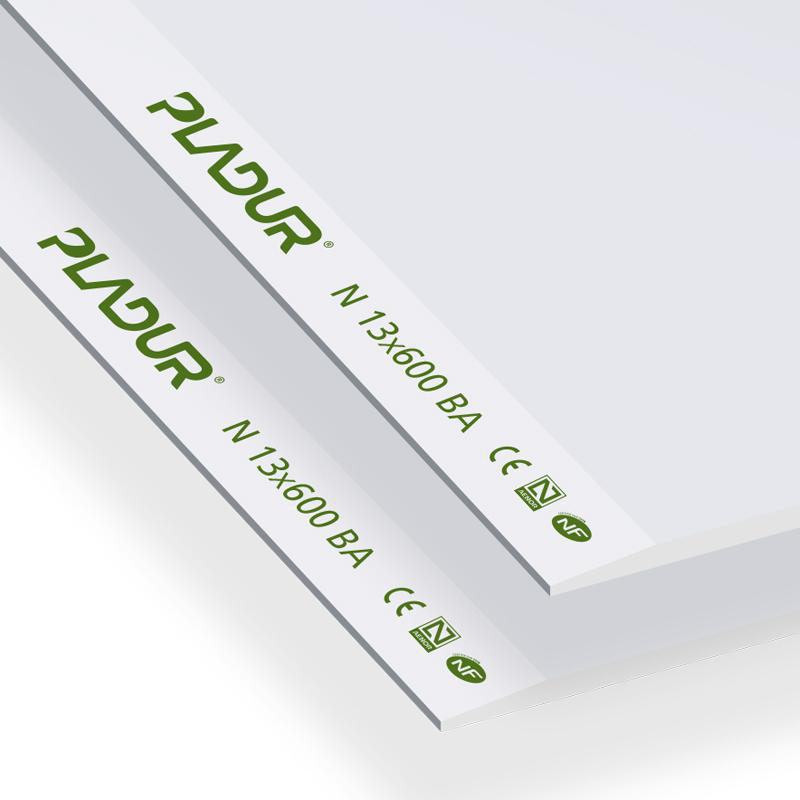 Placa Pladur N 13x600 - Aplicações standard - Pladur - Pladur
